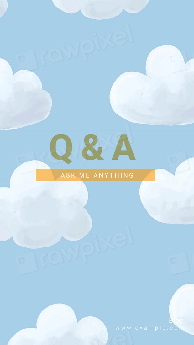 Questions & answers Instagram story | Premium Editable Template - rawpixel