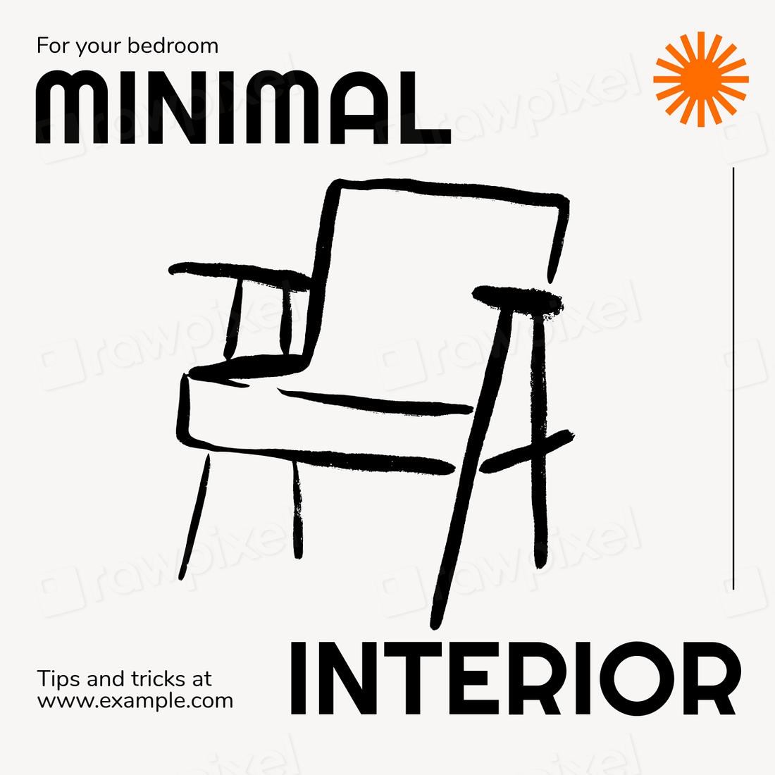 Minimal Interior Instagram Post Template Premium Editable Template Rawpixel