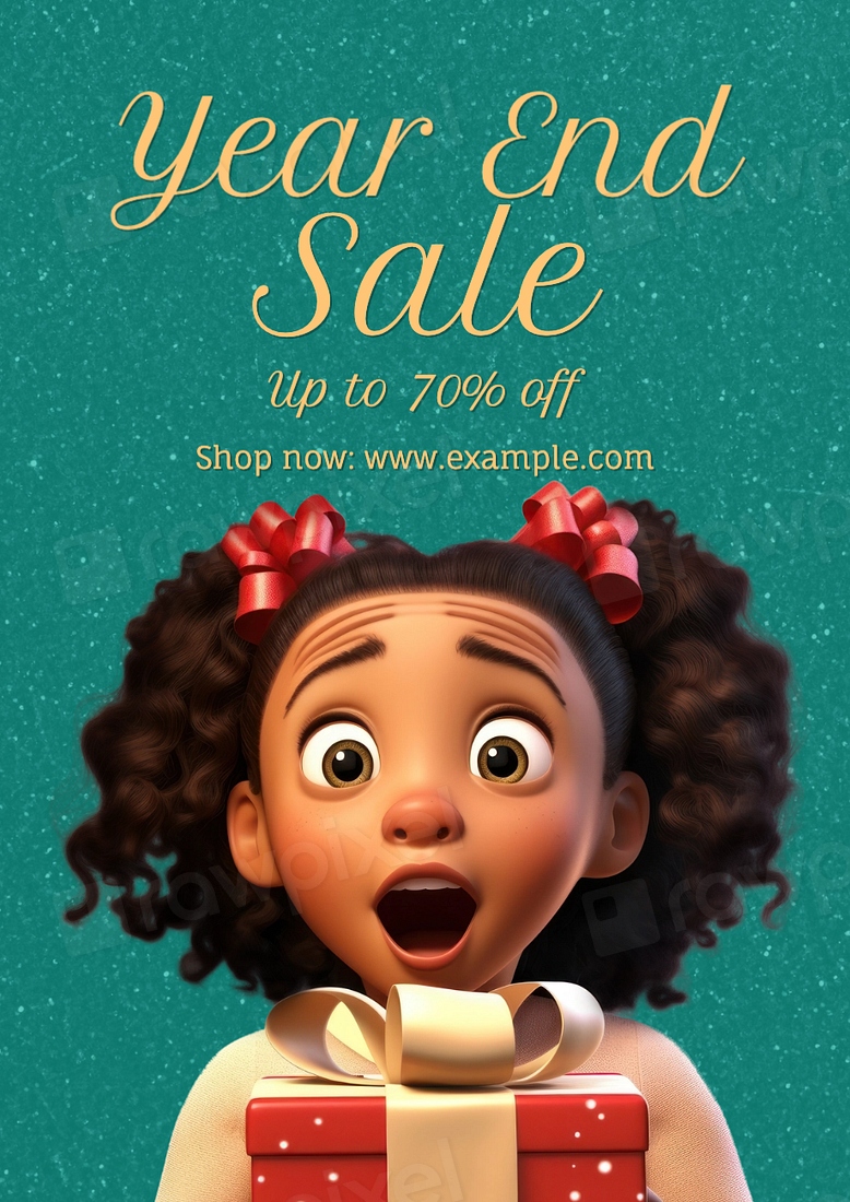 Year end sale poster template | Premium Editable Template - rawpixel