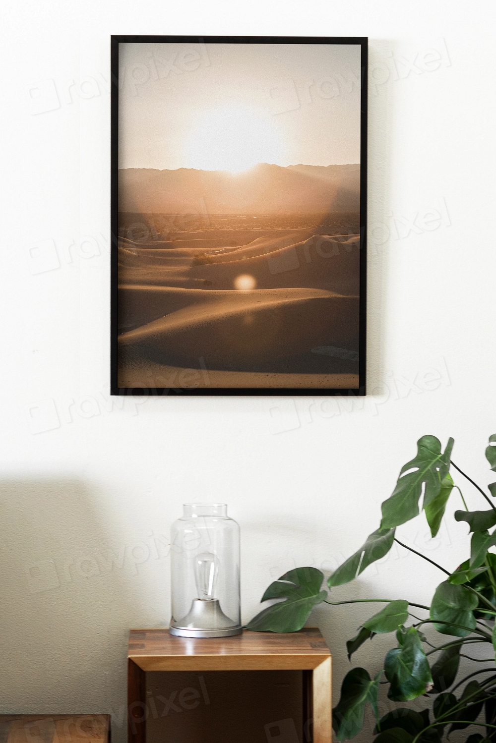 Black picture frame mockup editable | Premium Mockup Generator - rawpixel