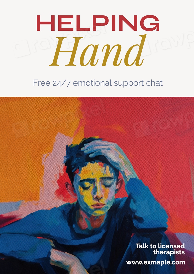 Helping hand poster template | Premium Editable Template - rawpixel