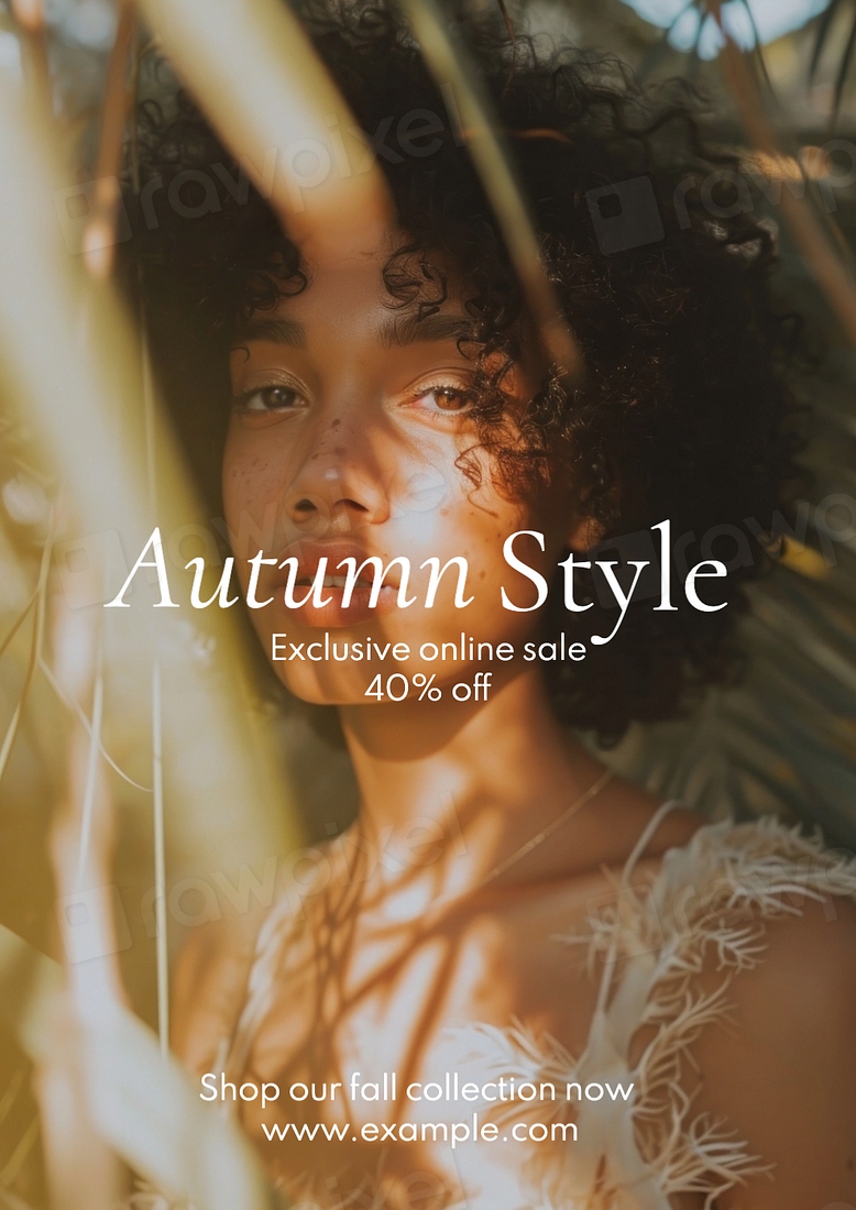 Autumn style poster template | Premium Editable Template - rawpixel