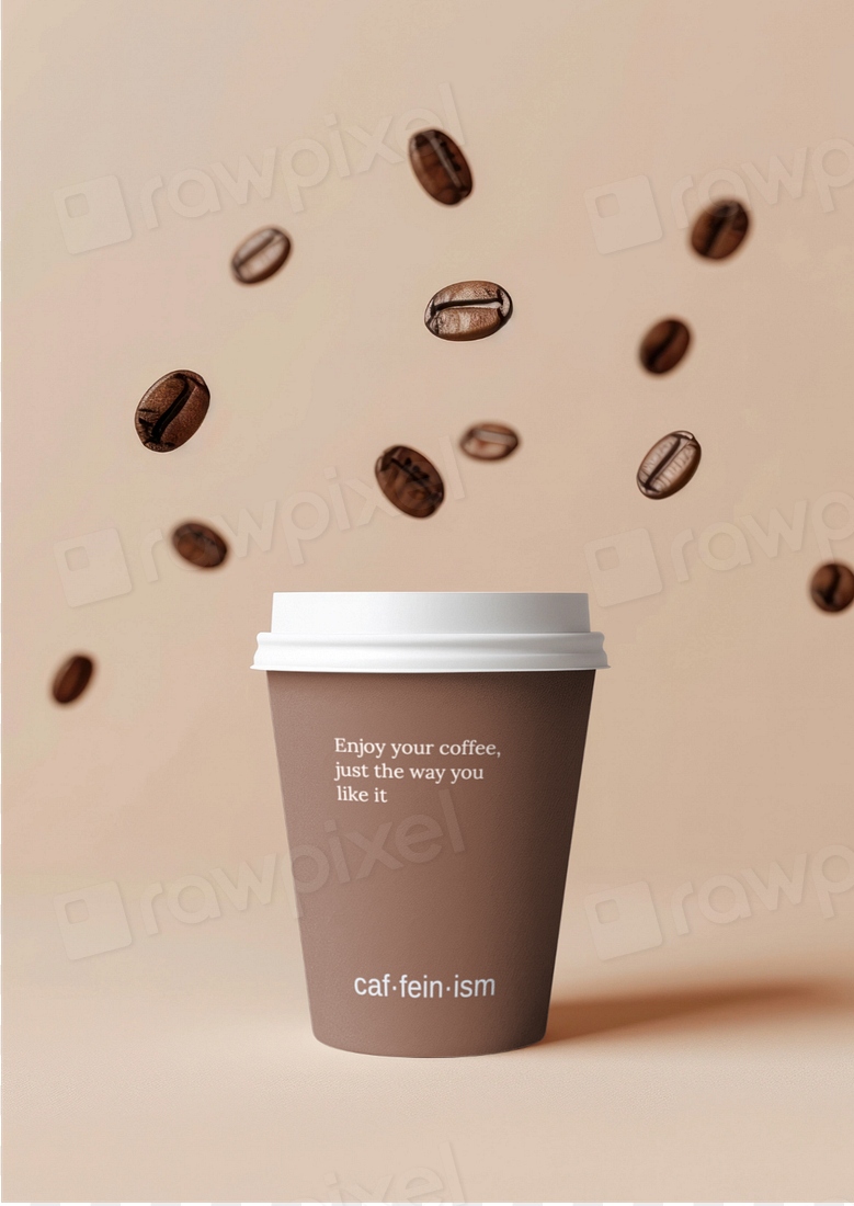 Disposable coffee cup mockup, editable | Premium Mockup Generator ...