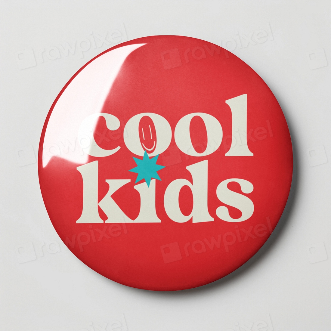 Red round button pin | Free Mockup Generator - rawpixel