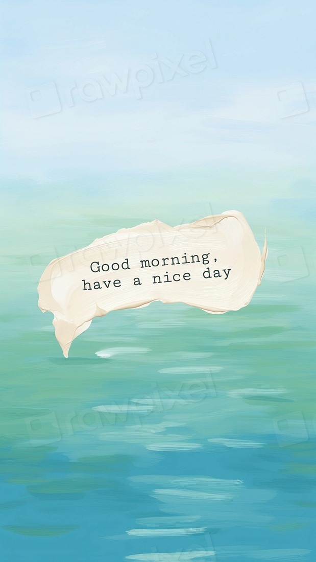 Good morning mobile wallpaper template | Premium Editable Template ...