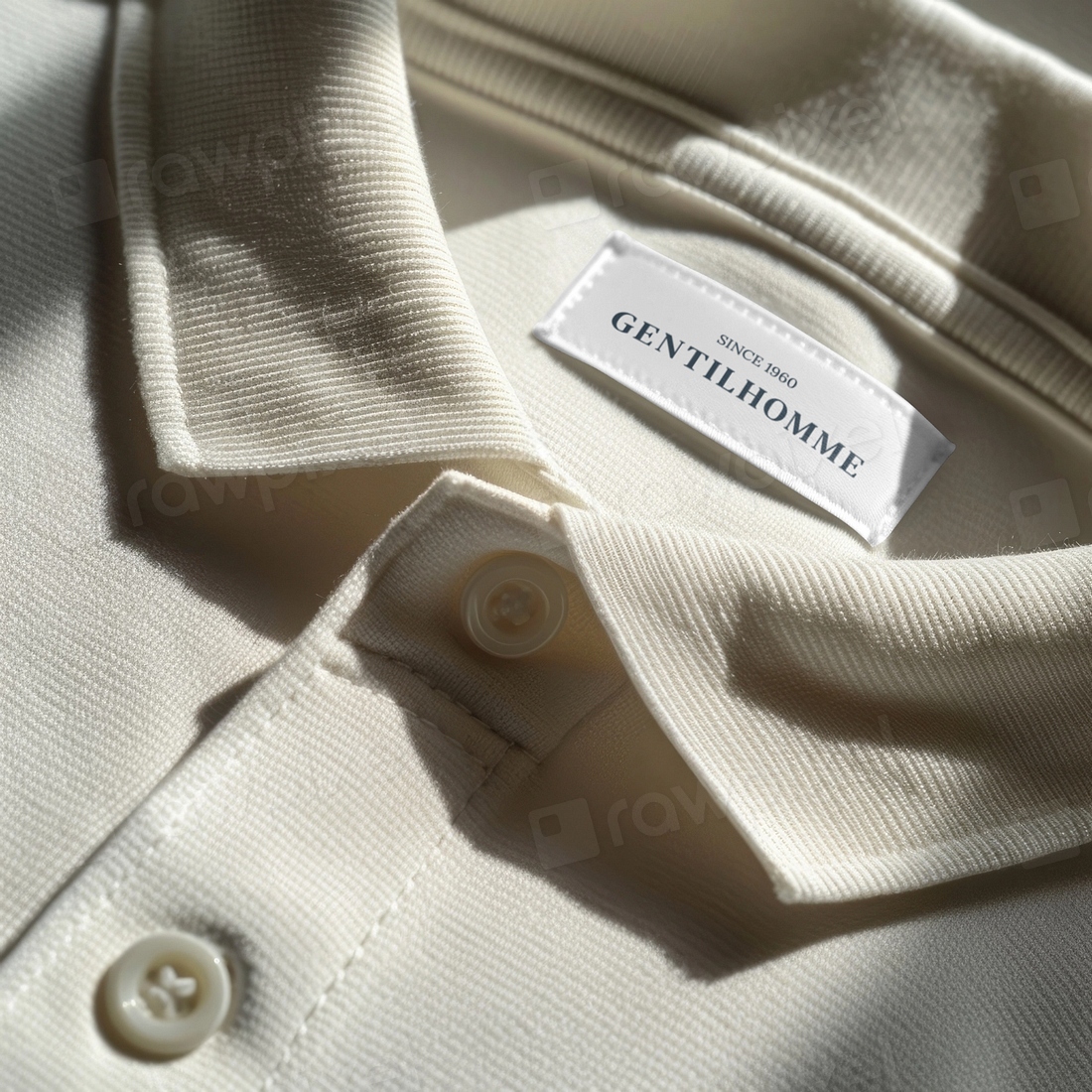 Polo shirt label mockup, editable | Premium Mockup Generator - rawpixel