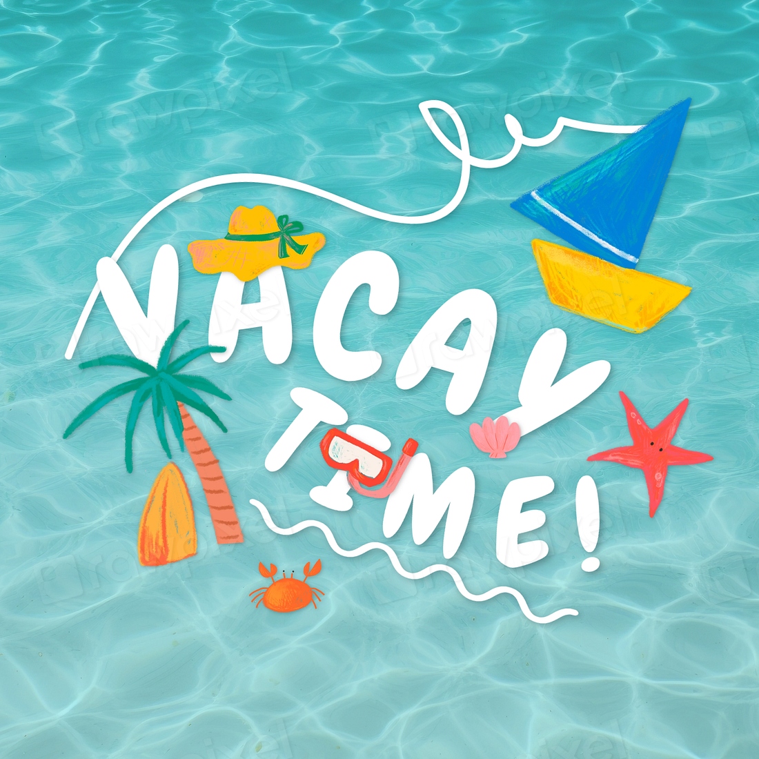 Vacay time Instagram post template | Premium Editable Template - rawpixel