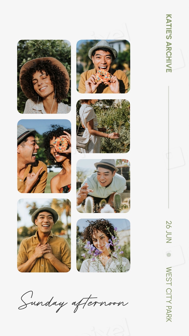 Minimal Spring photo collage, editable | Premium Photo Collage Maker ...