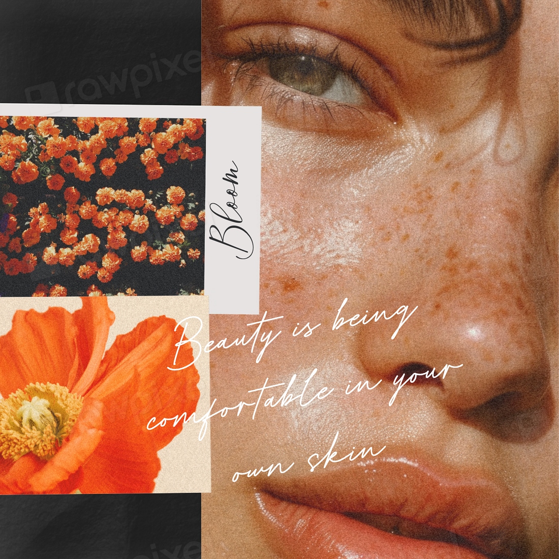 Aesthetic floral photo collage, editable | Premium Photo Collage Maker ...