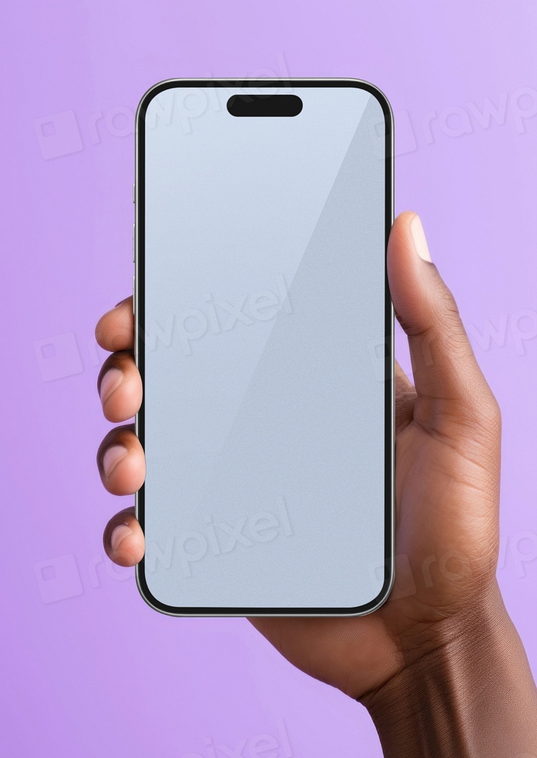 Phone screen mockup, editable design | Premium Mockup Generator - rawpixel