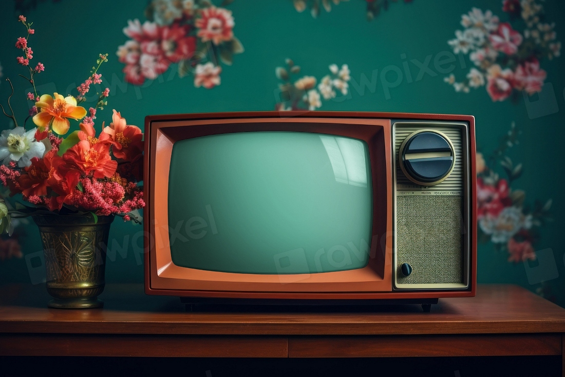 Vintage television screen mockup, editable | Premium Mockup Generator ...
