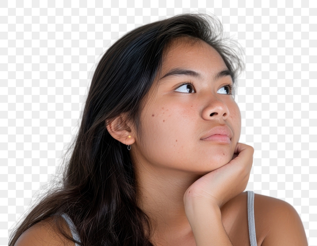 PNG Teenage Filipino thinking portrait | Free PNG - rawpixel