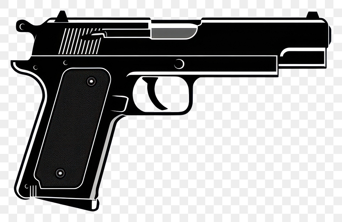 PNG Gun silhouette clip art | Premium PNG - rawpixel