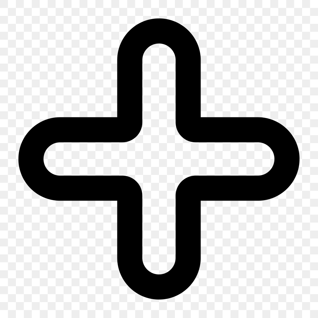 Plus sign png abstract shape, | Free PNG - rawpixel