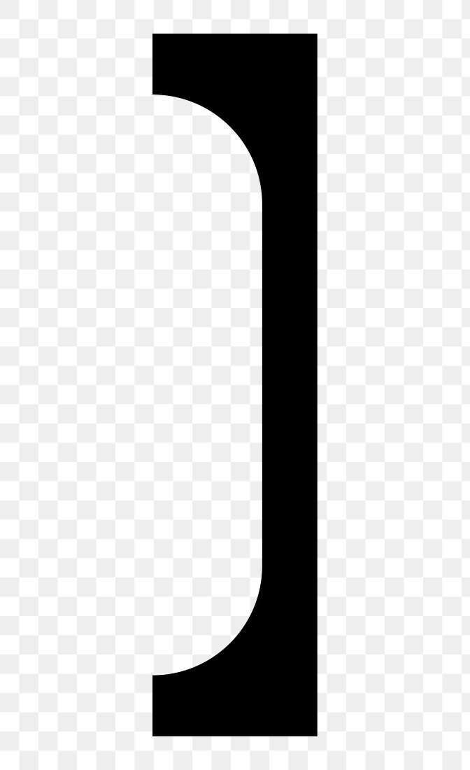 Square bracket sign png abstract | Free PNG - rawpixel