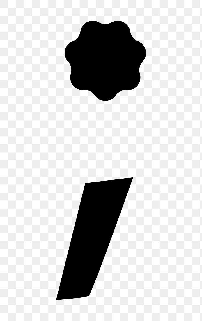 Semicolon sign png abstract shape, | Free PNG - rawpixel