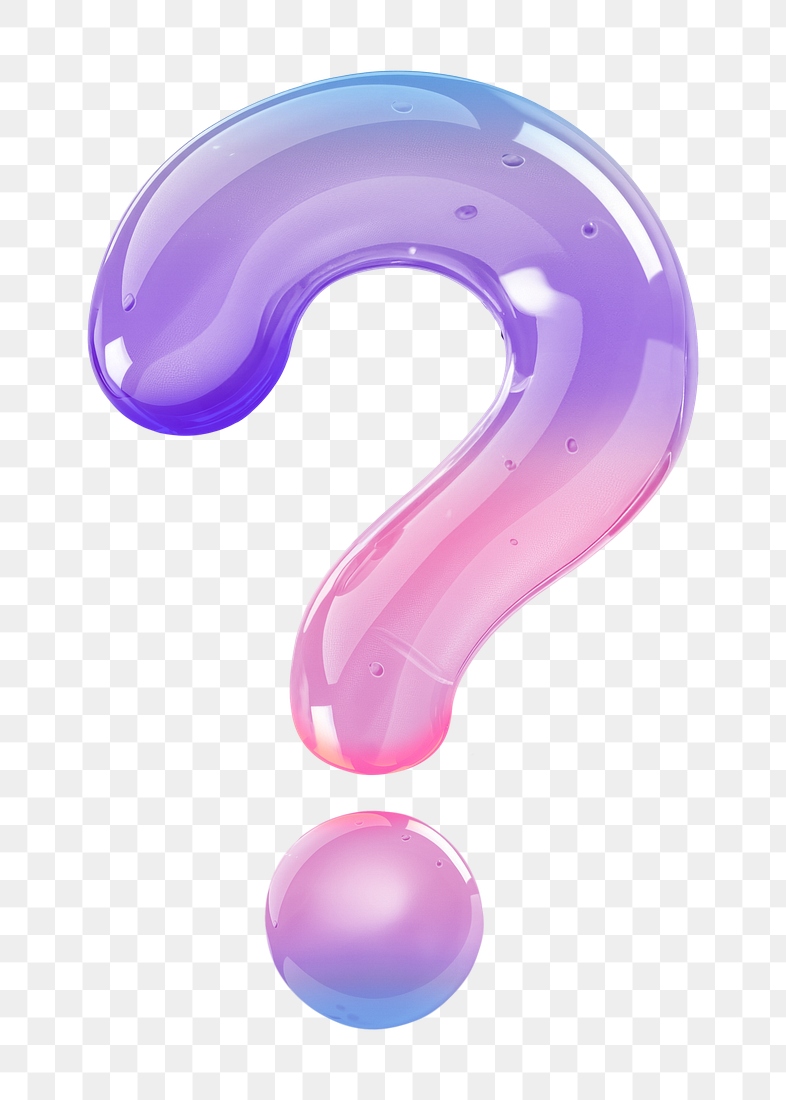 Question mark png 3D, transparent | Free PNG - rawpixel