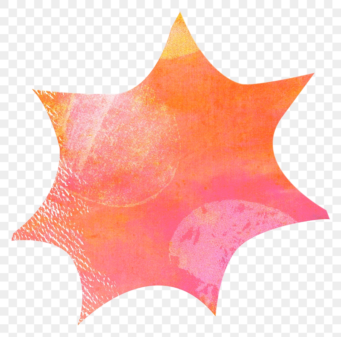 Orange shape PNG craft element, | Free PNG - rawpixel