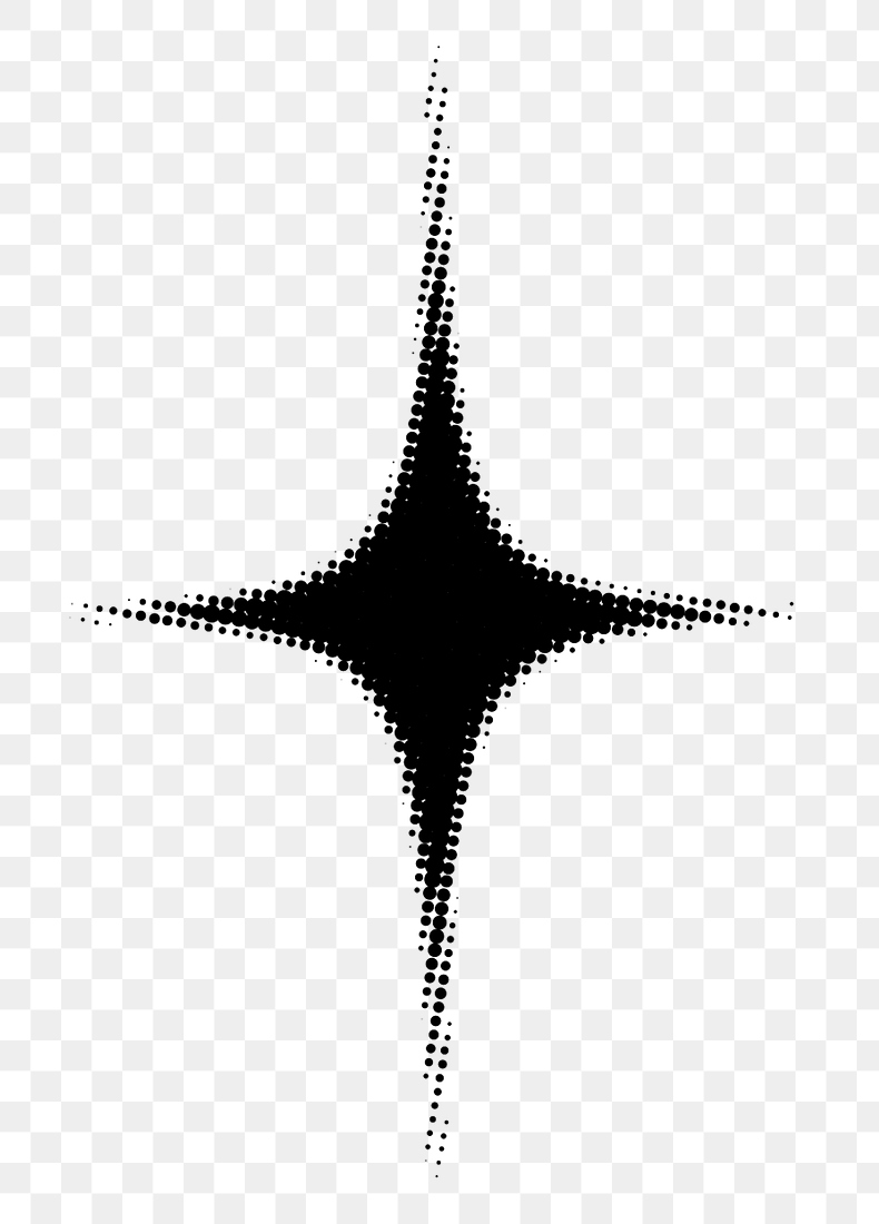 PNG Star halftone design, transparent | Premium PNG - rawpixel