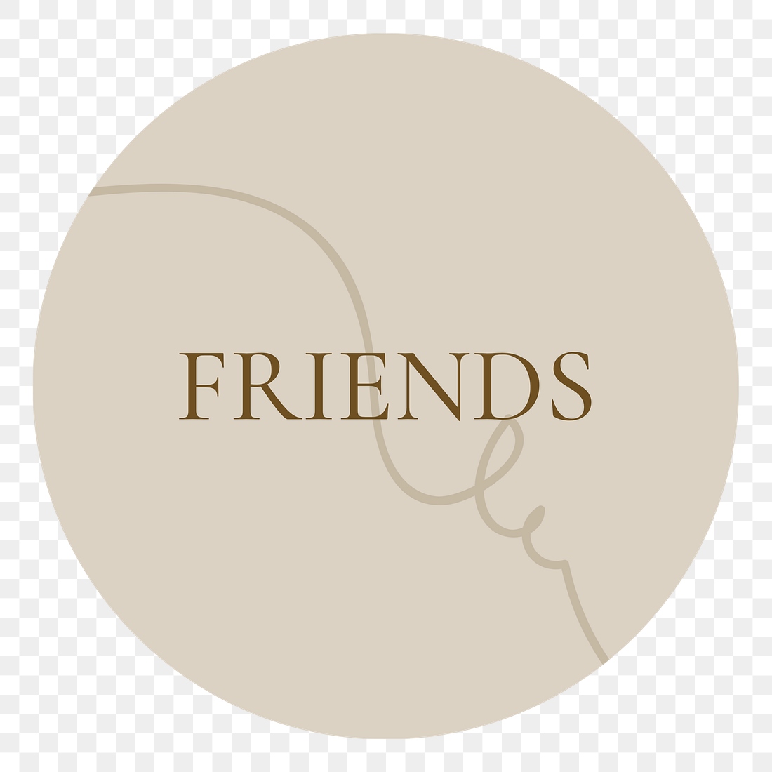 Earth tone friends png Instagram | Free PNG - rawpixel