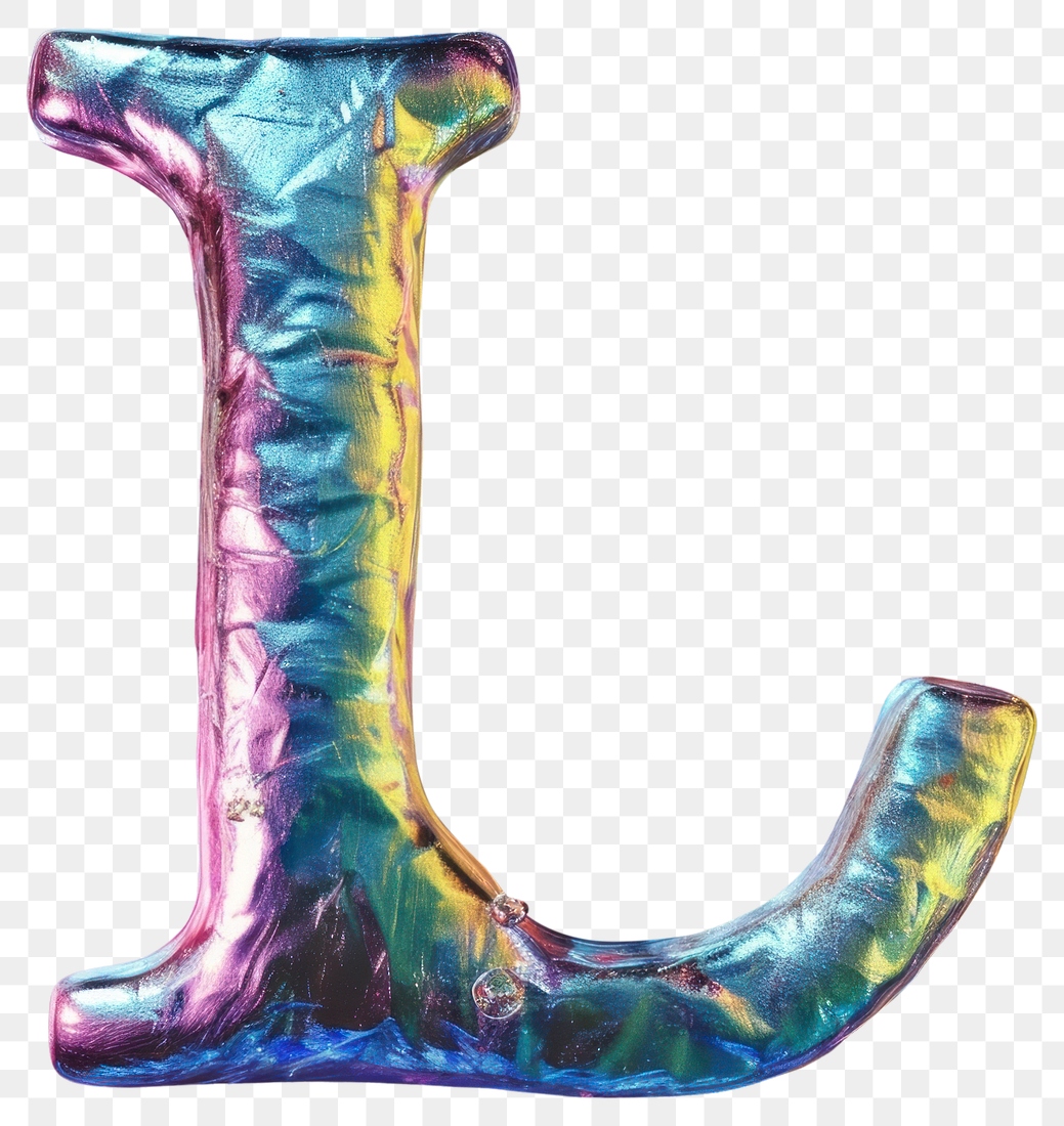 PNG Letter L foil aluminium | Free PNG - rawpixel