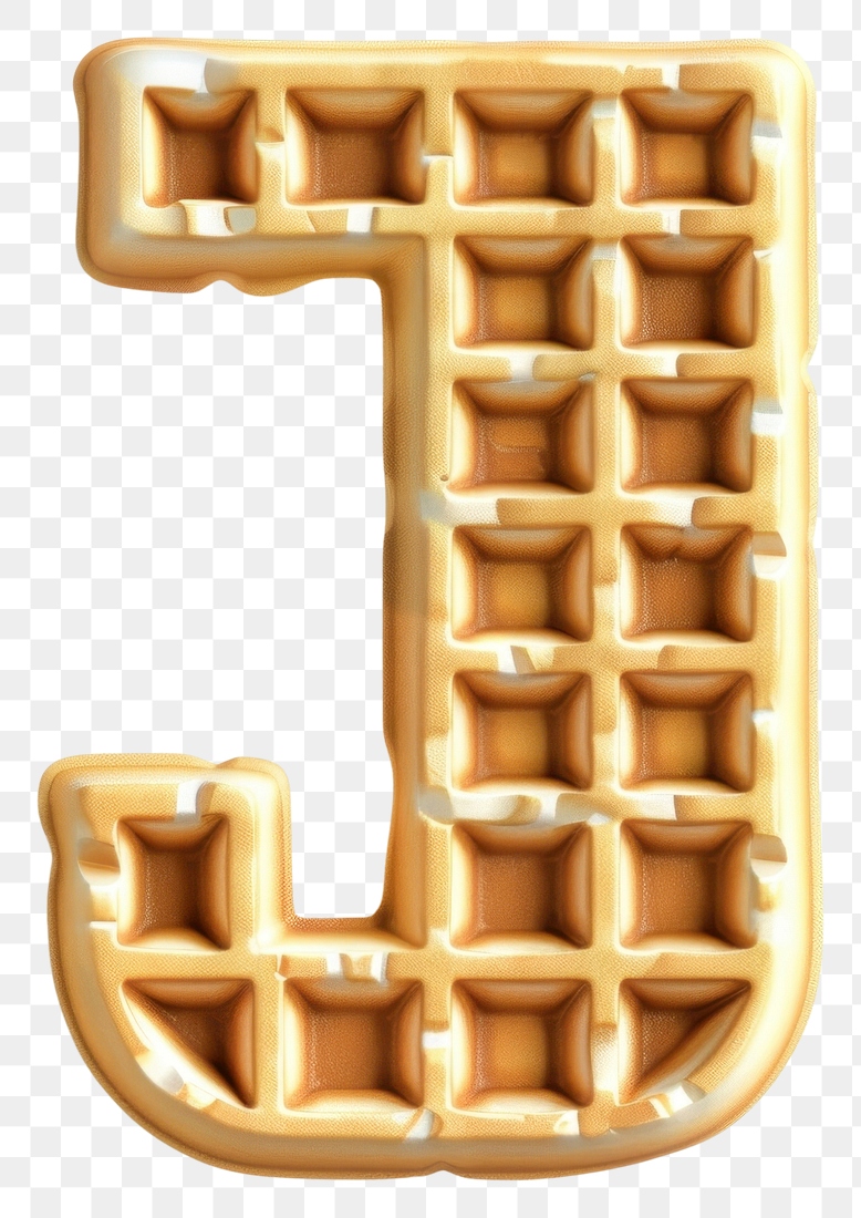 PNG Letter J waffle symbol | Free PNG - rawpixel