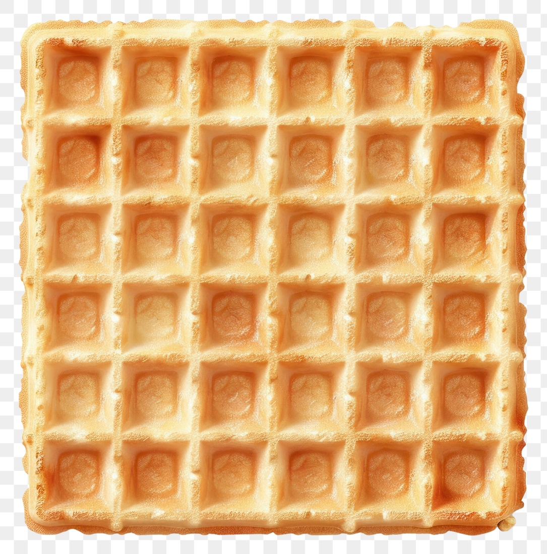 PNG Square shape waffle food. | Free PNG - rawpixel