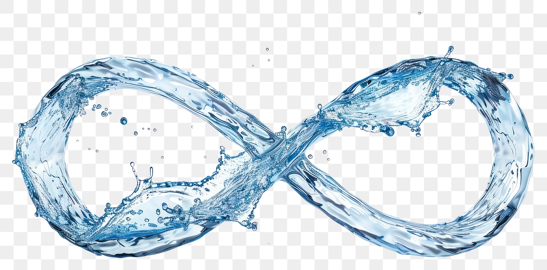 PNG Water infinity symbol splash | Free PNG - rawpixel
