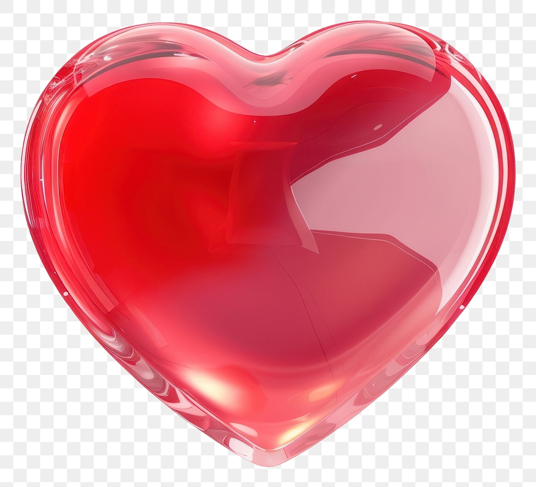 PNG Glossy red heart icon | Free PNG - rawpixel