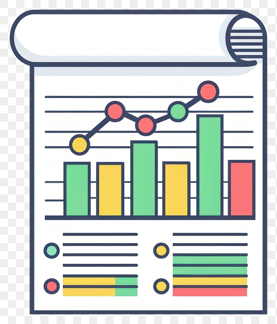 PNG Colorful data analysis chart | Free PNG - rawpixel