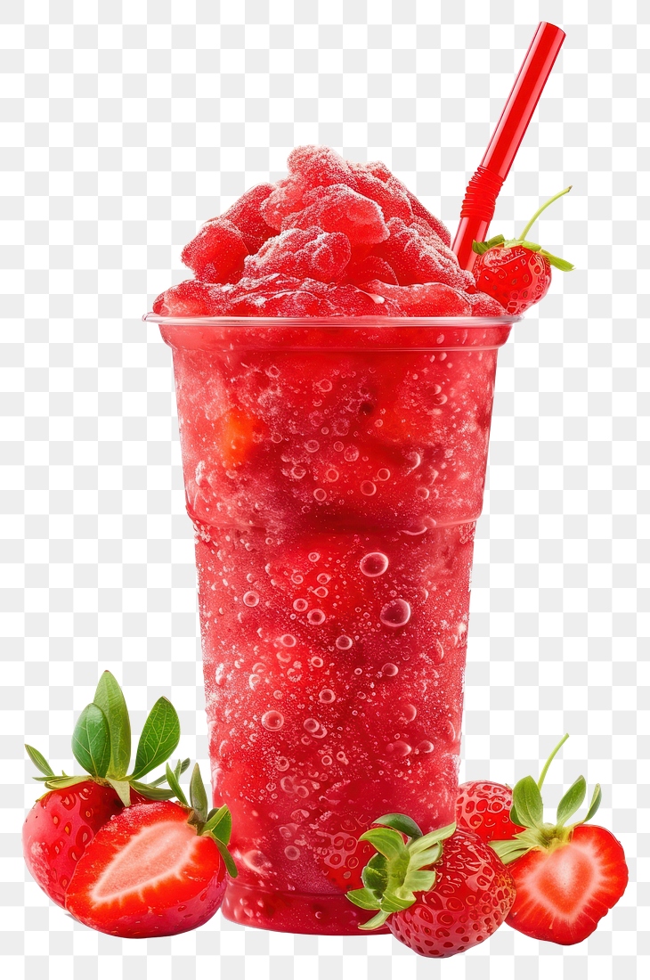 Refreshing strawberry slush drink | Premium PNG - rawpixel