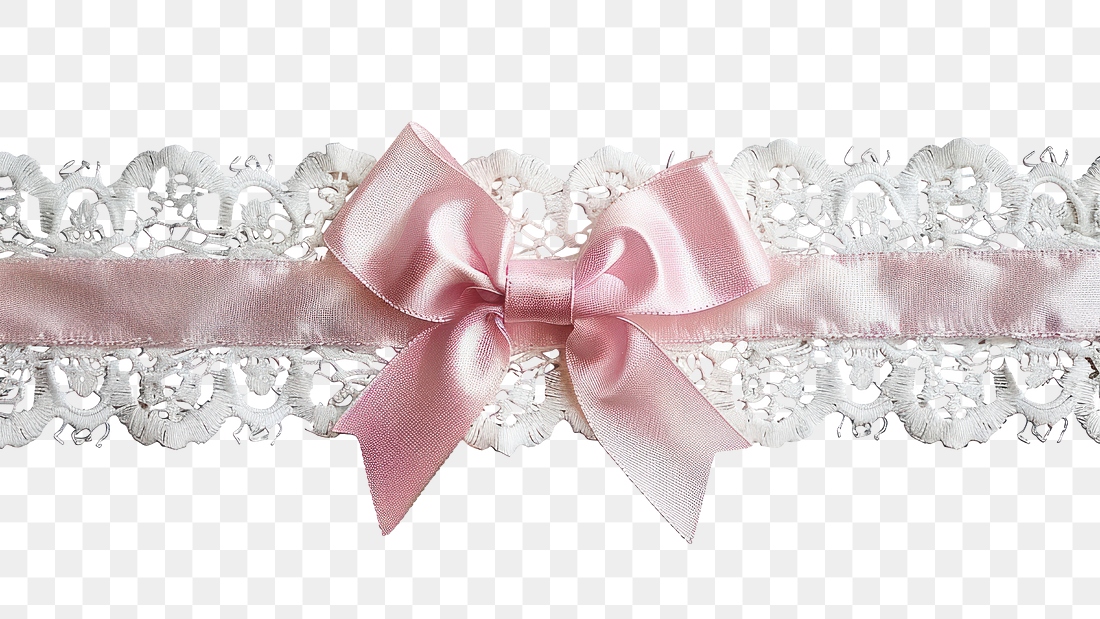 PNG Elegant pink lace bow | Premium PNG - rawpixel