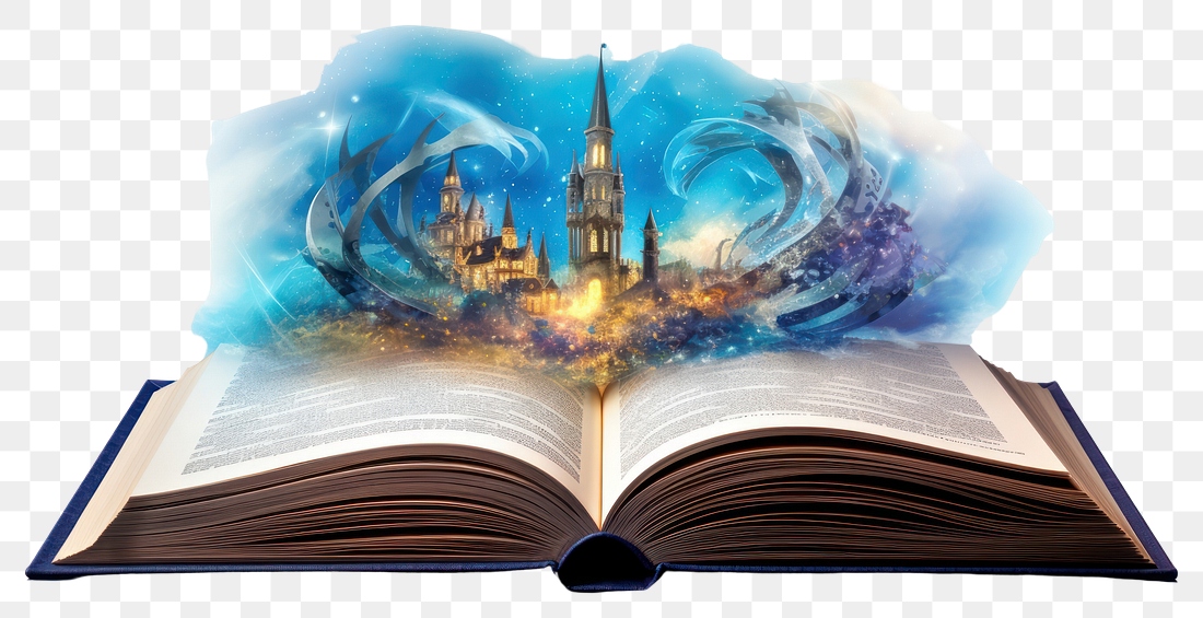 PNG Magical fantasy book illustration | Premium PNG - rawpixel