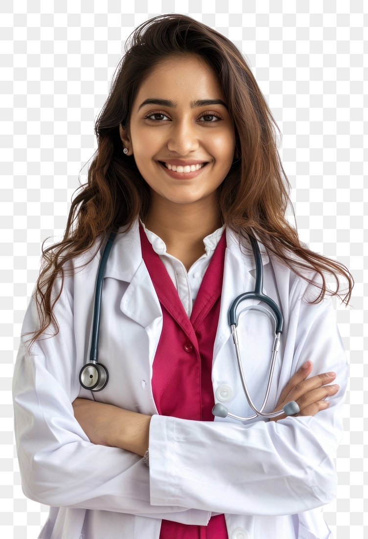 PNG Confident female doctor smiling | Free PNG - rawpixel