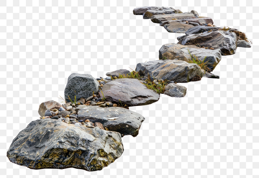 PNG Natural stone pathway design | Premium PNG - rawpixel