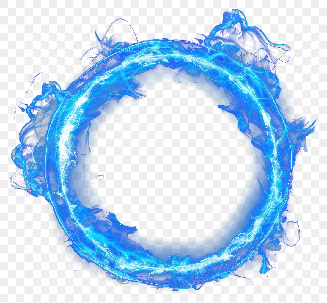PNG Glowing blue fire ring | Premium PNG - rawpixel