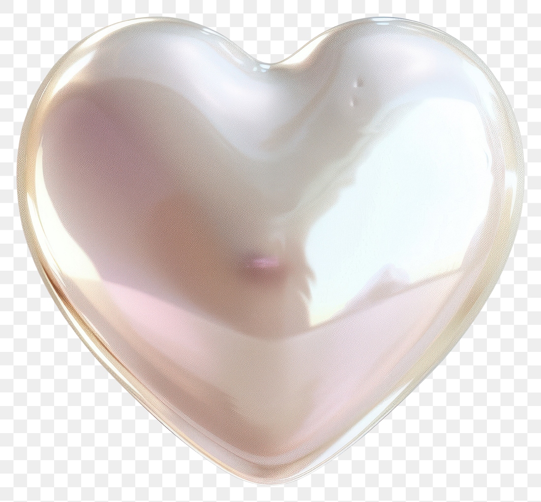 PNG Glossy pearl heart shape | Free PNG - rawpixel