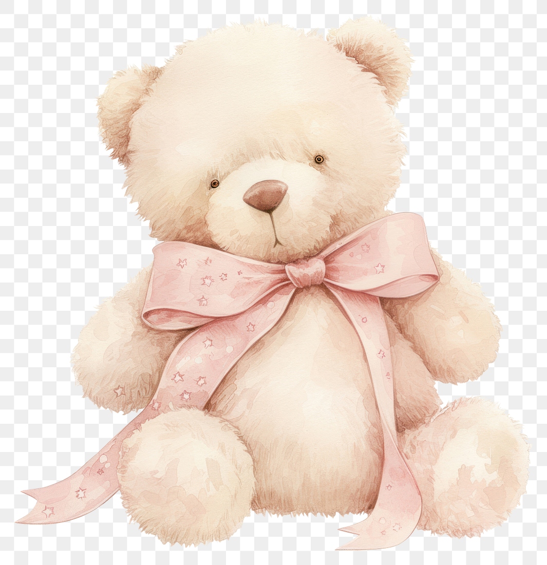 PNG Cute fluffy teddy bear | Premium PNG - rawpixel