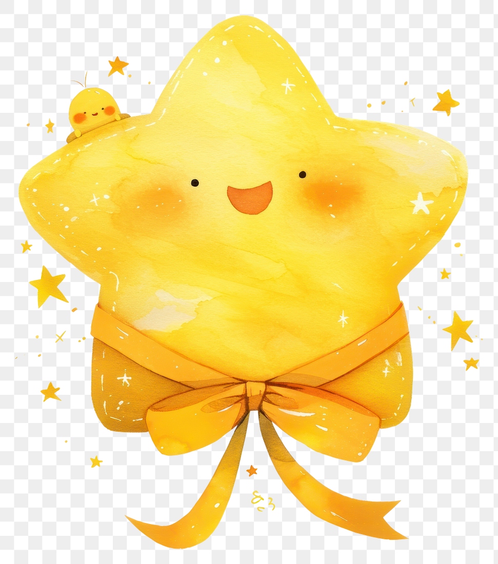 PNG Cute smiling star illustration | Free PNG - rawpixel