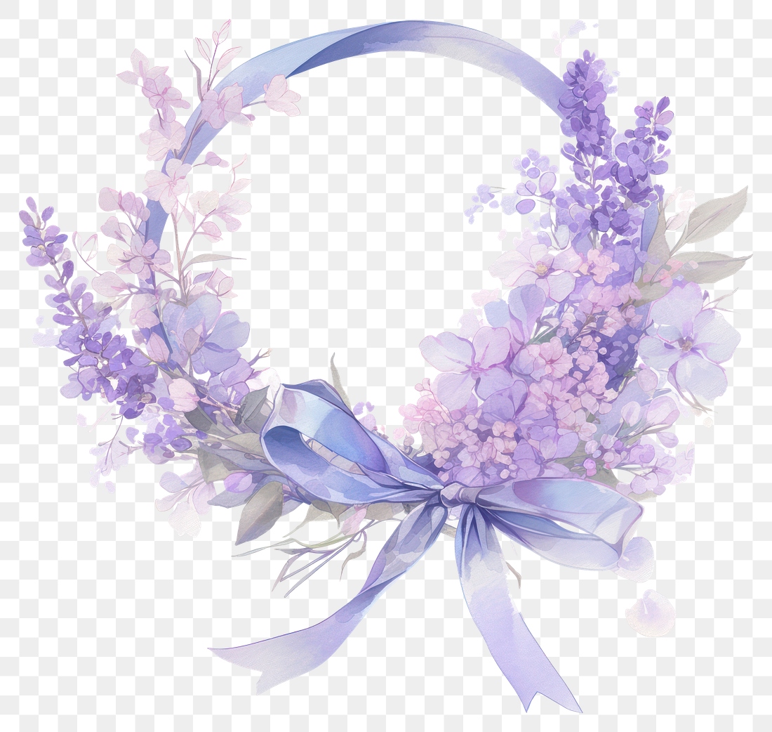 PNG Purple coquette frame accessories | Free PNG - rawpixel