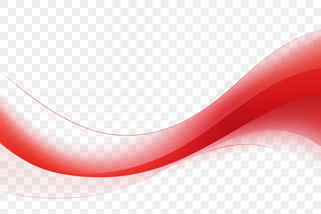 PNG Red abstract wave border, | Premium PNG - rawpixel