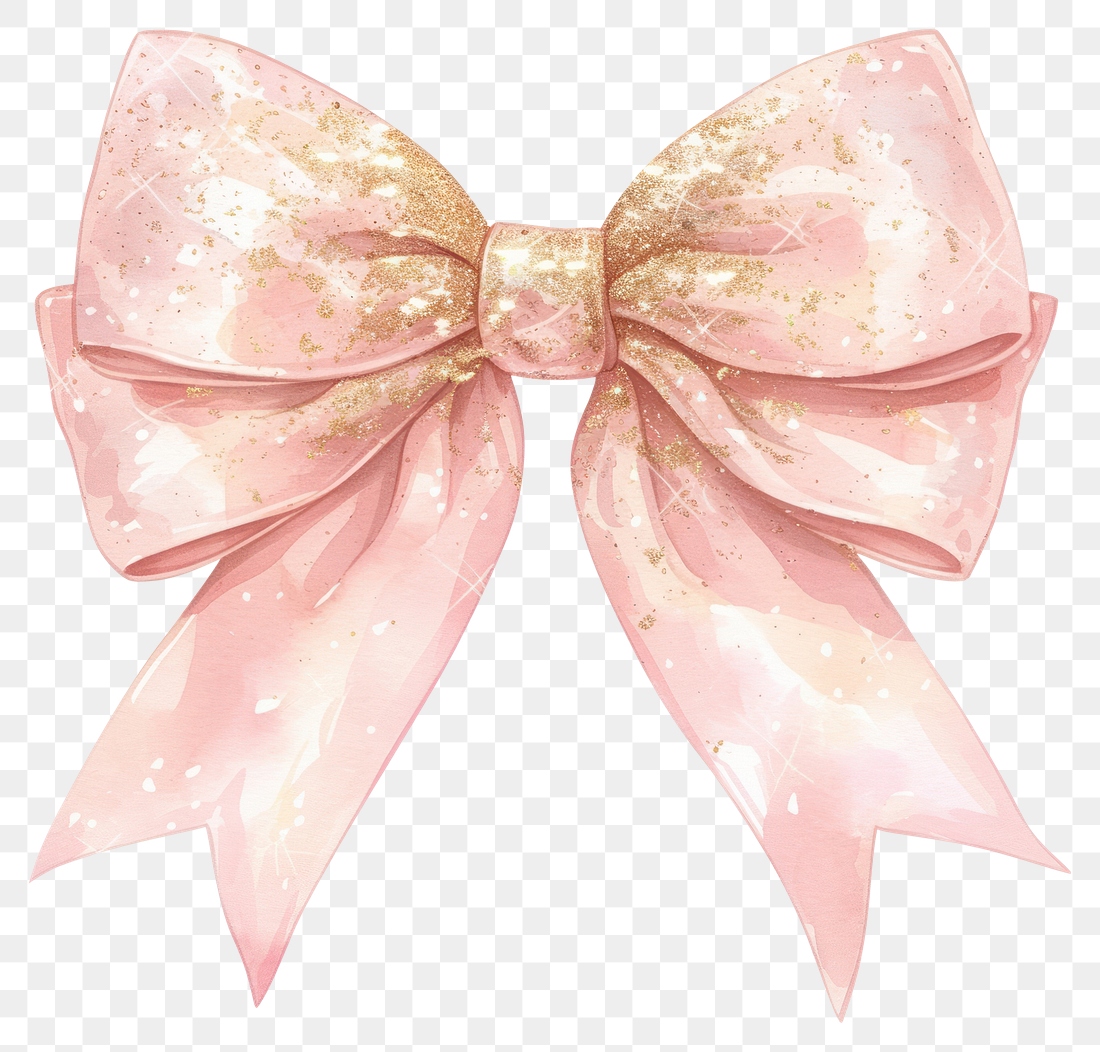 Coquette glitter bow ribbon accessories | Premium PNG - rawpixel