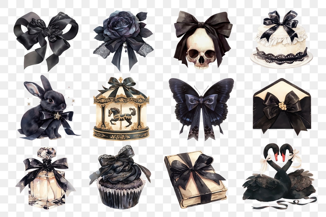 PNG gothic coquette decorative item | Premium PNG - rawpixel