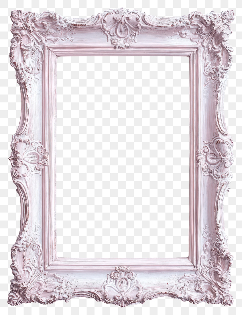 PNG Pale pink Renaissance frame | Free PNG - rawpixel