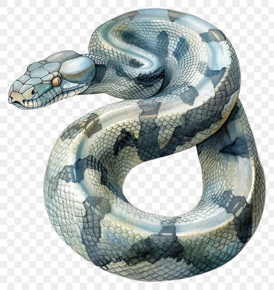 PNG An Anaconda illustration realistic | Premium PNG - rawpixel