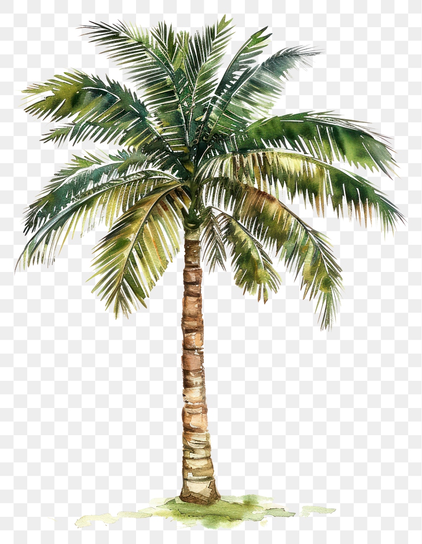 PNG isolated palm tree illustration | Premium PNG - rawpixel
