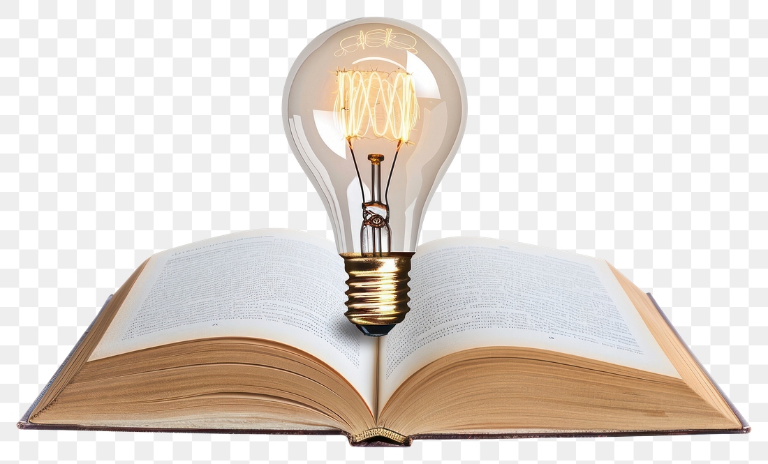 PNG Light bulb lightbulb book | Premium PNG - rawpixel