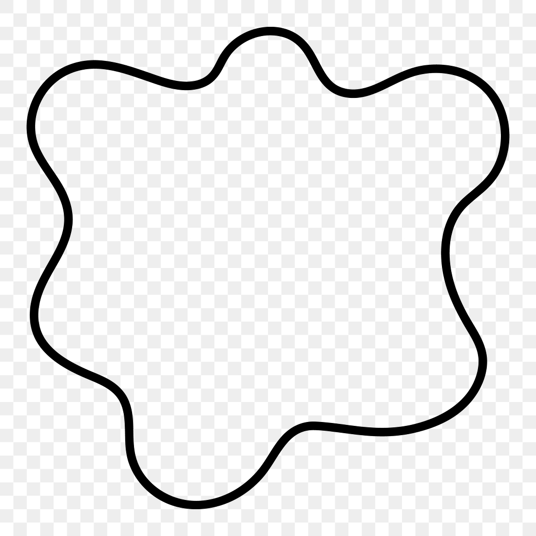 Blob shape png abstract frame | Free PNG - rawpixel