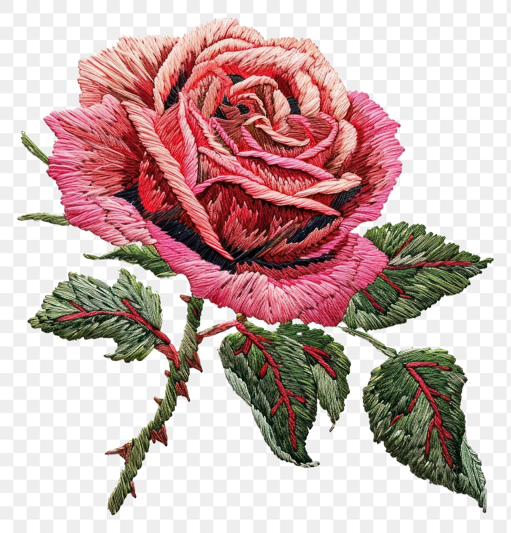 PNG symetry rose embroidery pattern | Free PNG - rawpixel