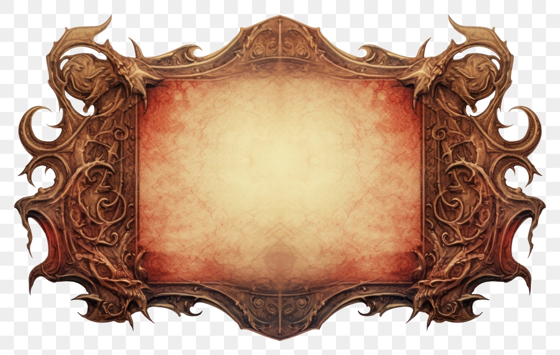 PNG Devil frame paper old. | Premium PNG - rawpixel